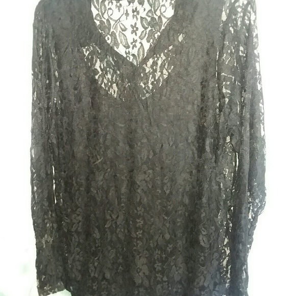 judith | Tops | Judith Black Lace Button Down X Plus Goth | Poshmark
